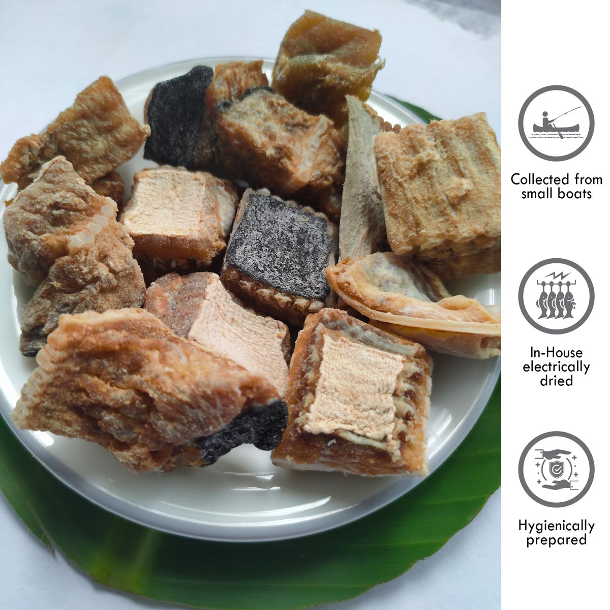 Dry Stingray Fish (Kerala Thirandi fish), 250gm – MyVillageShop.com