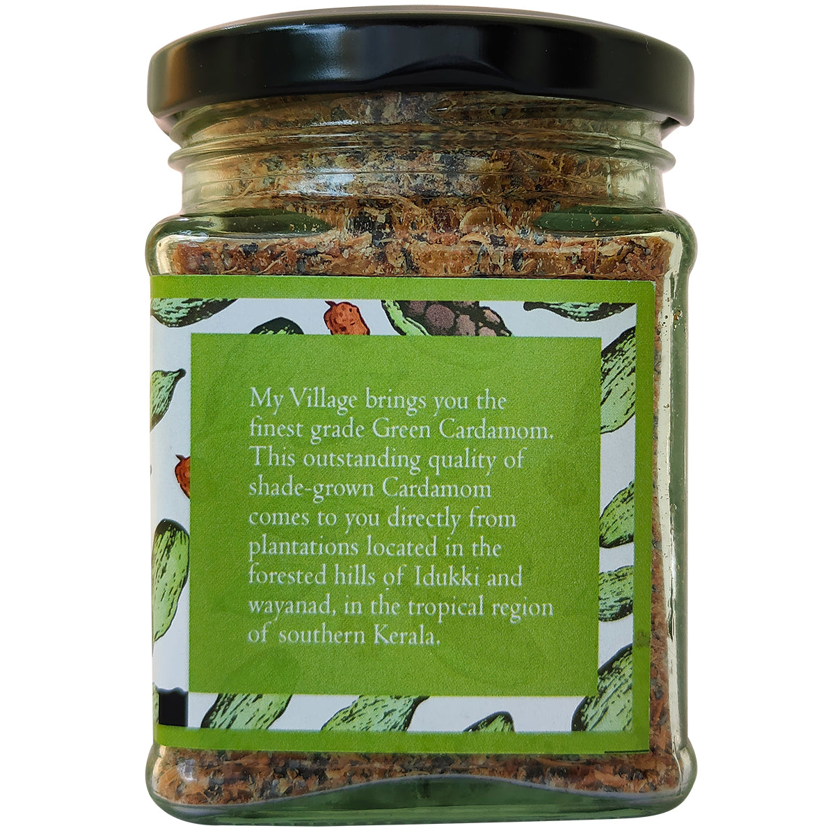 Crushed Cardamom | Whole Green Cardamom crushed (seed & husk) | Organi ...