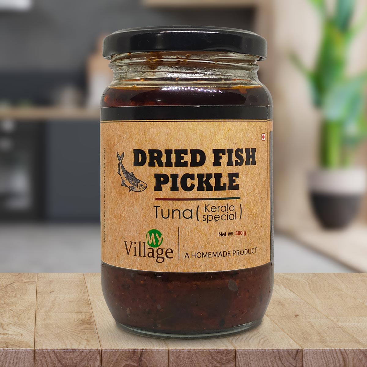 Dry Fish Pickle (Tuna Fish), Kerala Special Fish Pickle – MyVillageShop.com