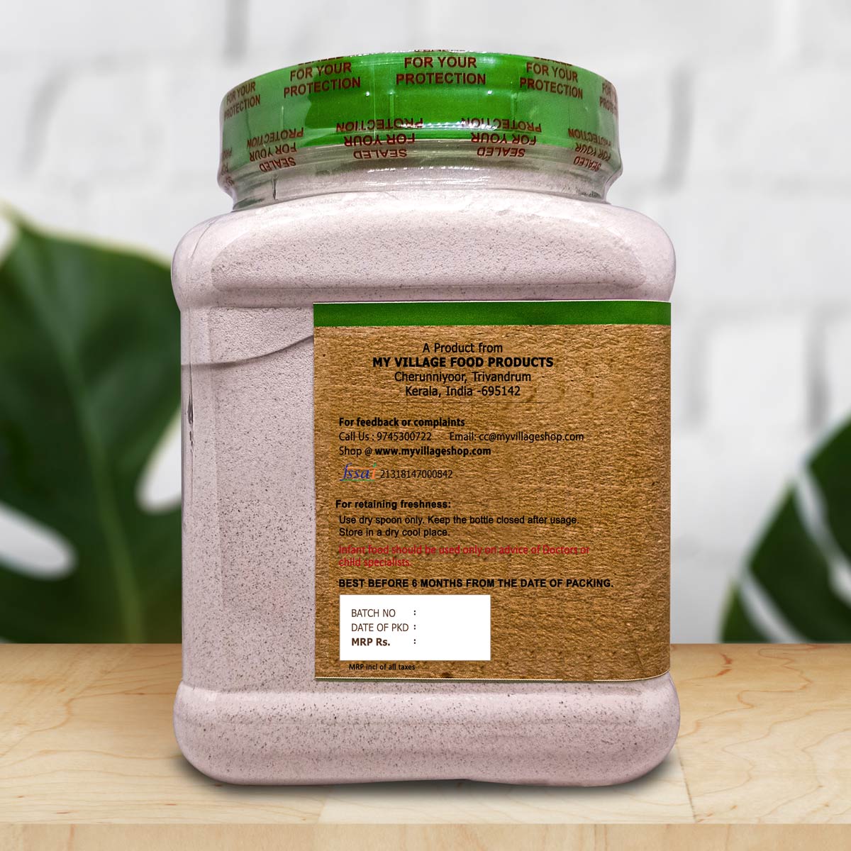 Raw Banana Powder (Kerala Kannankaya Banana Powder for Babies, 500g ...